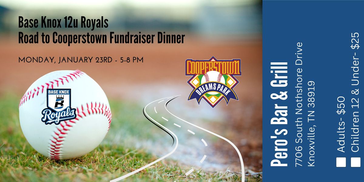 Base Knox Royals Pero’s Dinner, 7706 S Northshore Dr, Knoxville, 23 ...