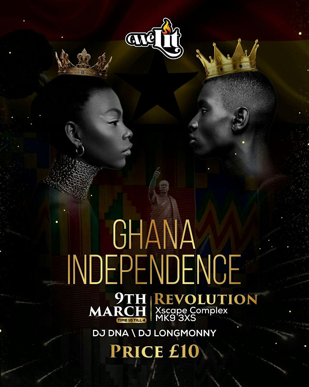 We Lit MK x Ghana Independence, Revolution Milton Keynes, 9 March to 10 ...
