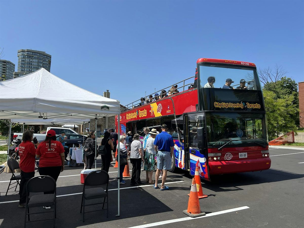 Double-Decker Bus – Guided BIA Mural Tour, 4709 Dundas St W, Toronto ...