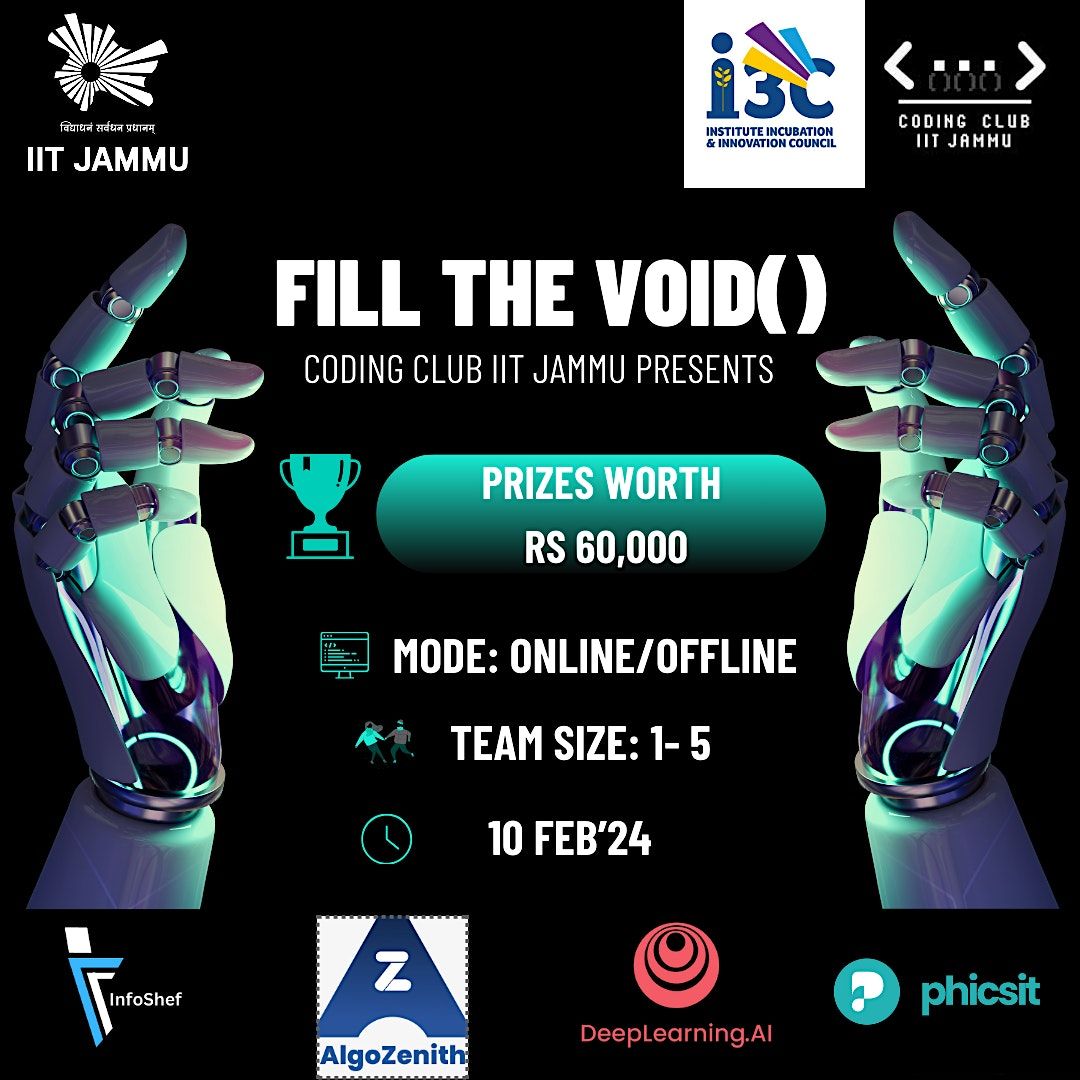 Pie & AI: Jammu - Fill the Void (), February 10 2024 | Online Event ...