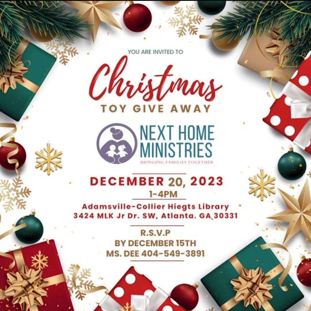 Next Home Ministries Christmas Giveaway, Adamsville-Collier Heights ...