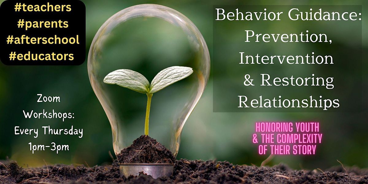 Behavior Guidance: Prevention, Intervention, & Restoring Relationships ...