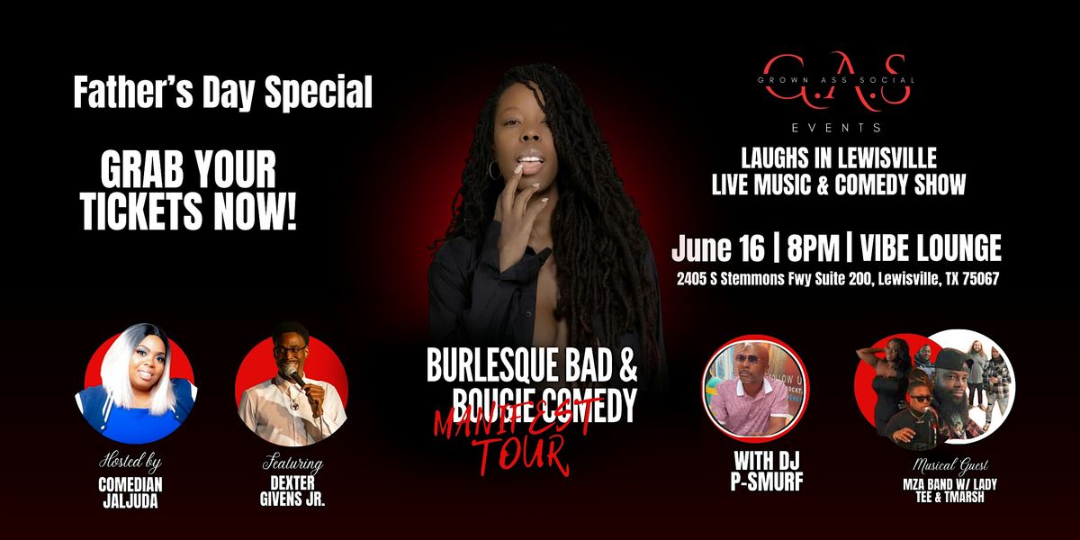 Sugar Brown Burlesque & Comedy presents: The Manifest Tour |Dallas ...