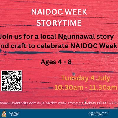 NAIDOC Week Storytime, Yass Valley Library, July 4 2023 | AllEvents.in