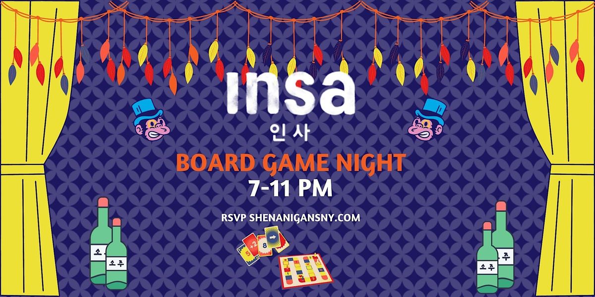 Brooklyn Board Game Night at Insa, Insa, Brooklyn, 29 December 2022 ...