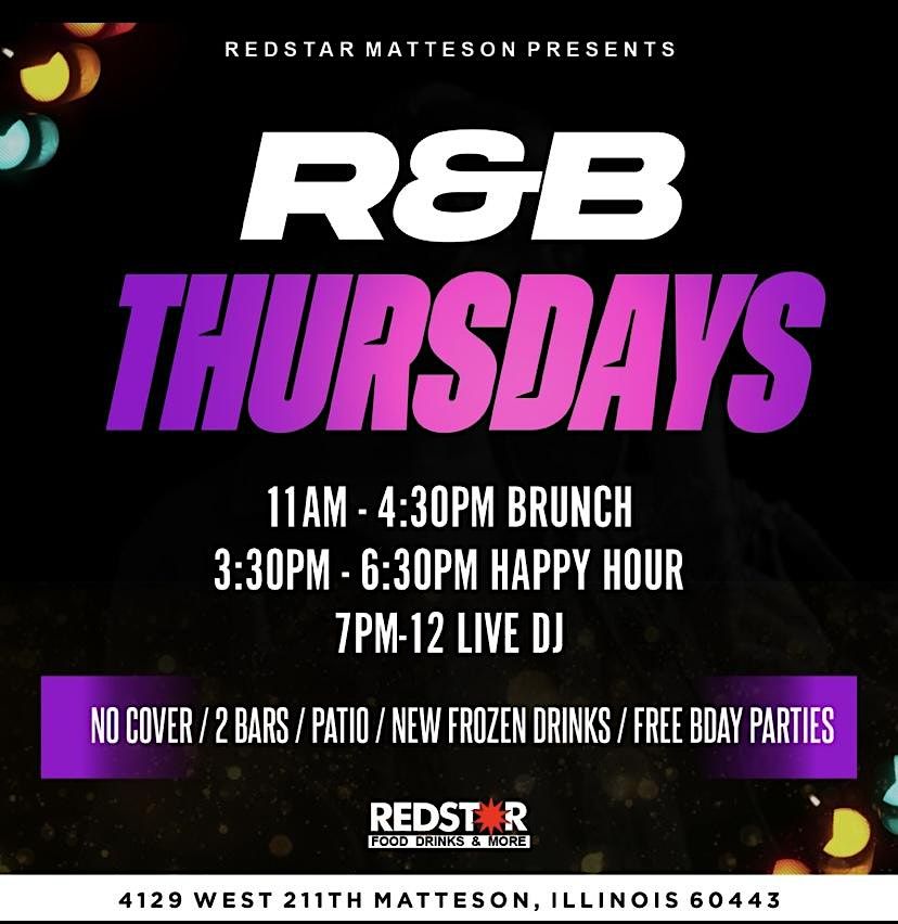 THURSDAY DINNER & DJ, Red Star Matteson, 7 December to 8 December ...