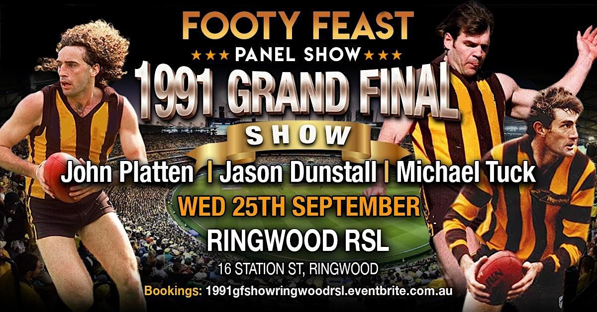 1991 Grand Final "Live Show", Ringwood RSL, 25 September 2024 ...
