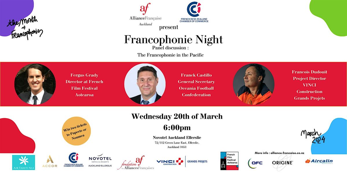 Francophonie Night, Novotel Auckland Ellerslie, 20 March 2024 | AllEvents