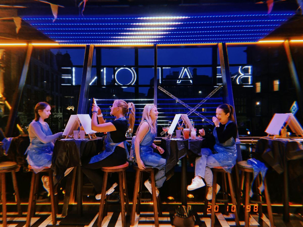 Boozy Brushes, House Paint Party! Newcastle, Prohibition Cabaret Bar ...