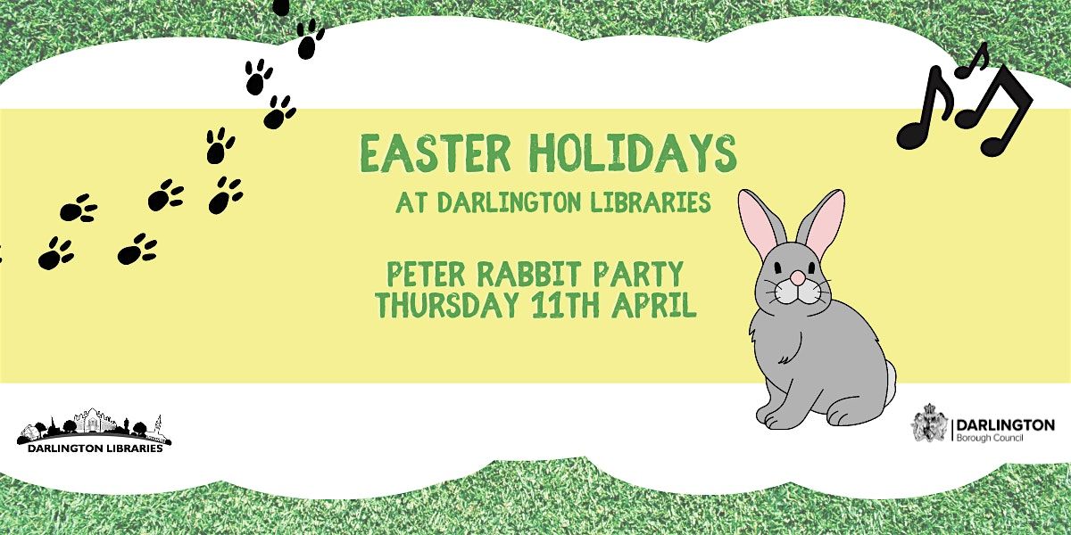 Darlington Libraries: Peter Rabbit Party (11am Cton), Cockerton Library ...