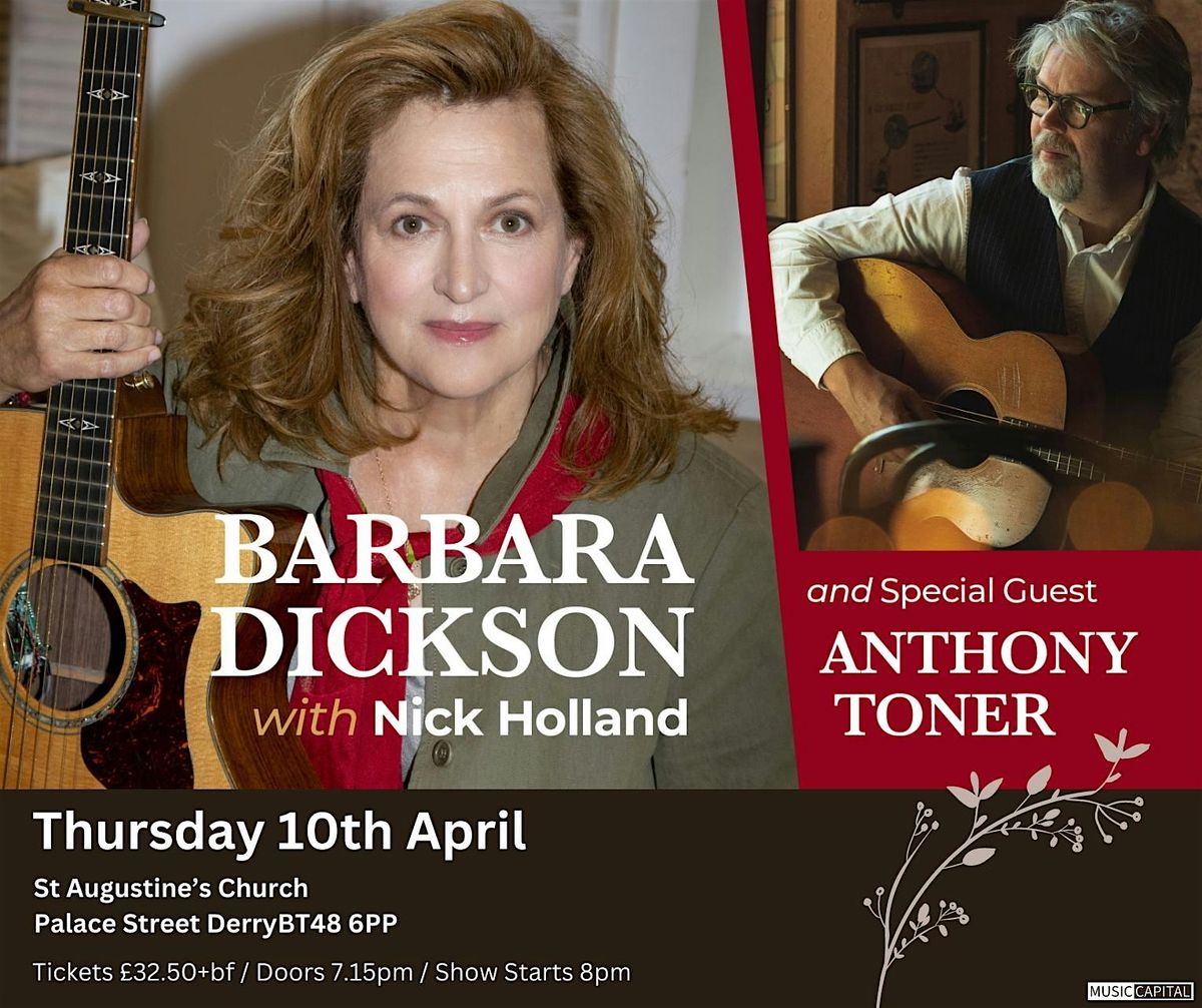 Barbara Dickson With Nick Holland, St Augustines, Londonderry, 10 April ...