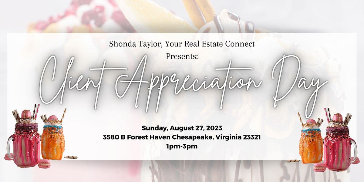 YREC Client Appreciation Day, Shonda Taylor, Your Real Estate Connect ...