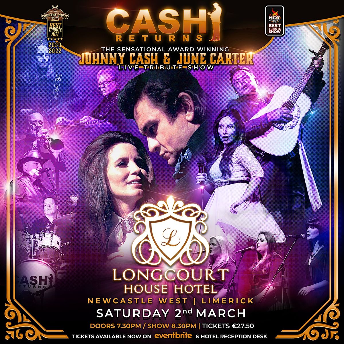 Johnny Cash & June Carter Show For Longcourt House Hotel, Longcourt ...