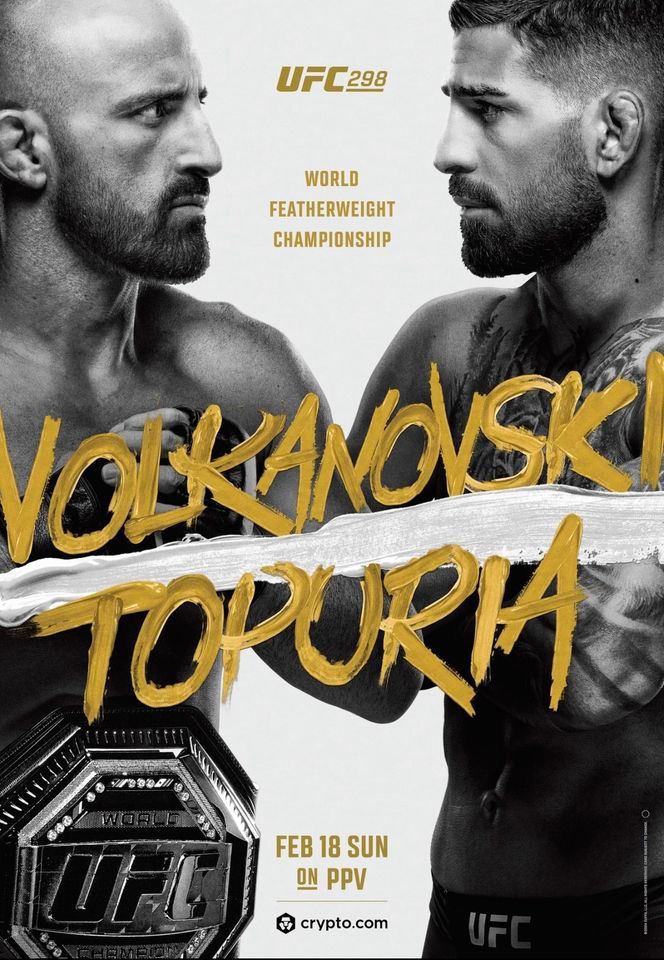 UFC 298 VOLKANOVSKI V TOPURIA, N 17 Burger Co. Port Douglas, 18 ...