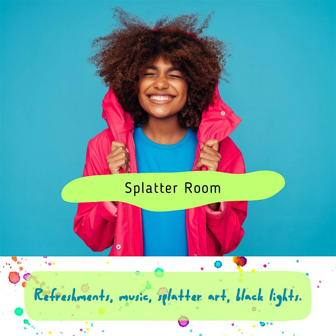 Teen Night Splatter Room, Tap Tap Art School, Harker Heights, 28 June ...