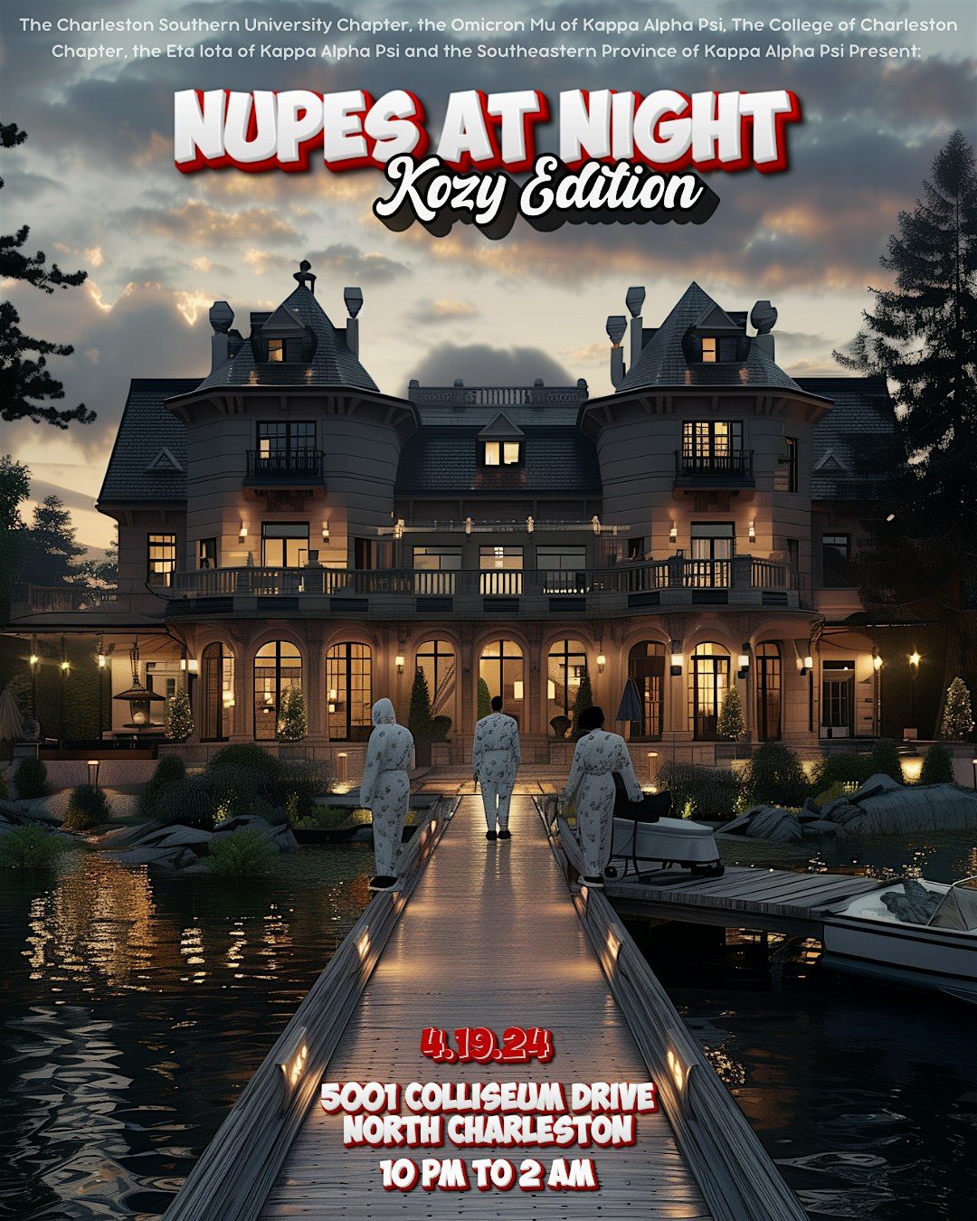 Nupes at Night - Kozy Edition, 5001 Coliseum Dr, North Charleston, 19 ...