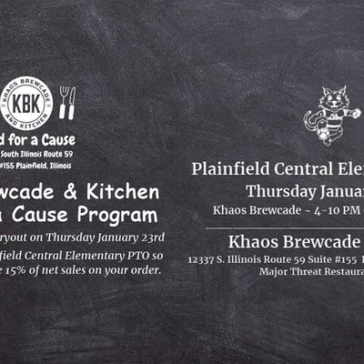Khaos Brewcade Food for a Cause - Plainfield Central PTO - Thursday 1 ...