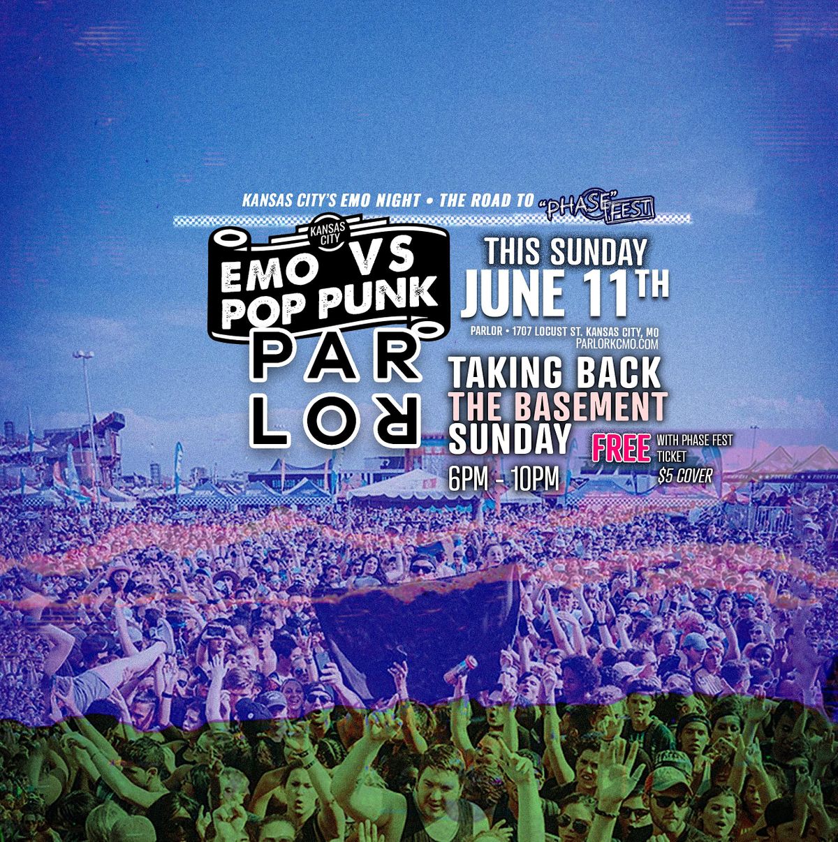 Emo vs. Pop Punk The Road to Phase Fest - Taking Back (The Basement ...