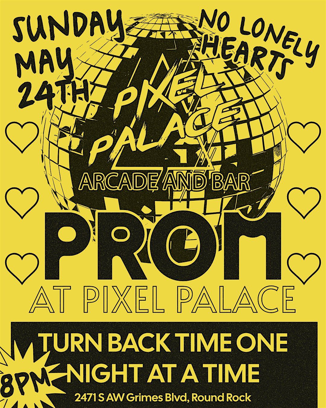 90S PROM NIGHT @ PIXEL PALACE, Pixel Palace Arcade & Bar, Round Rock ...