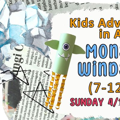Kids Adventures in Art: Monster Windsocks ( 7-12), Spark Makerspace ...