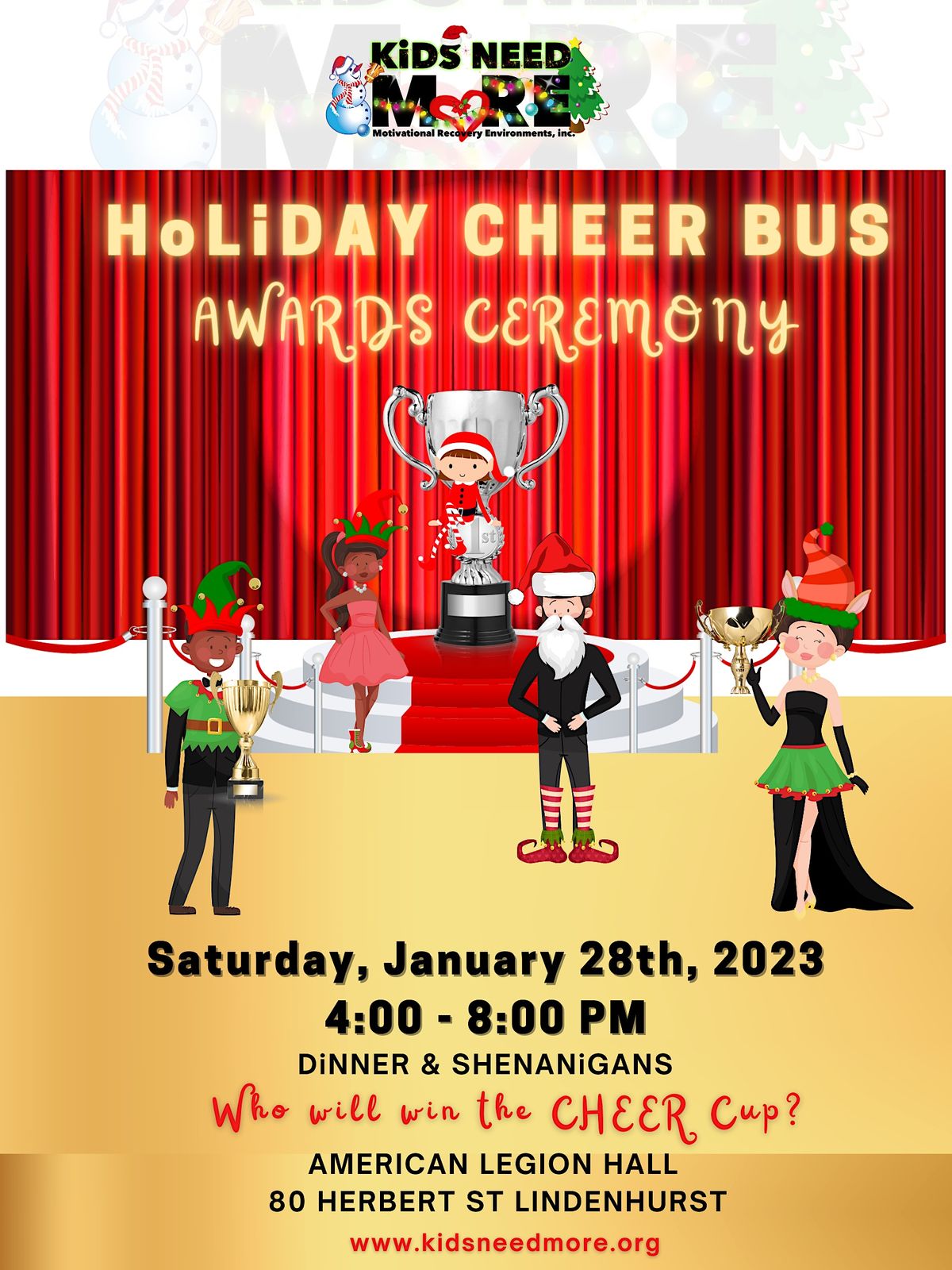 HoLiDAY CHEER BUS AWARDS CEREMONY, American Legion Hall, Lindenhurst ...