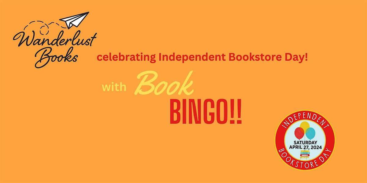 Book BINGO!, Wanderlust Books, Raleigh, 27 April 2024 | AllEvents.in