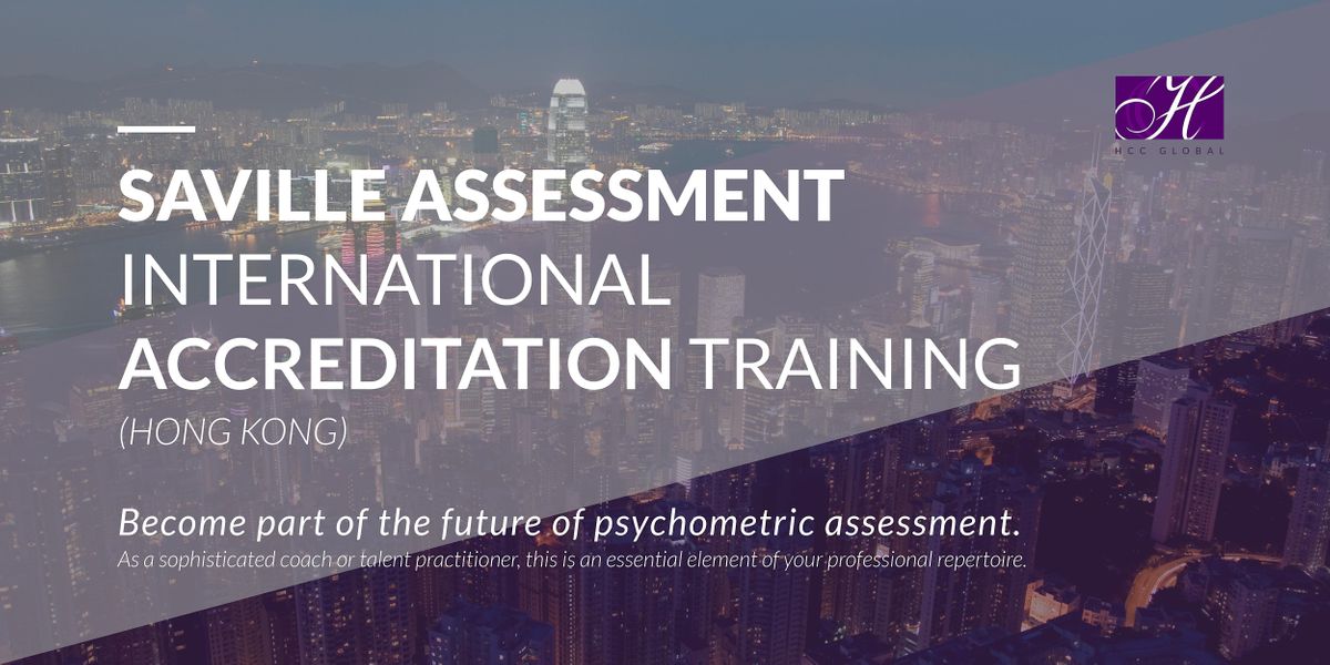 2023 Saville Wave International Accreditation Training (Hong Kong), The ...