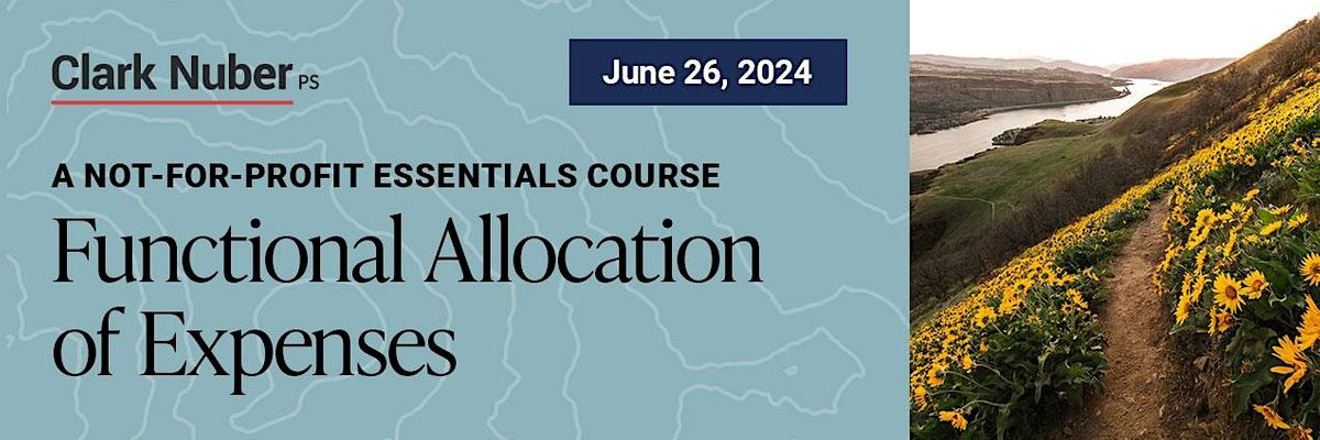 Functional Allocation of Expenses, June 26 2024 | Online Event ...