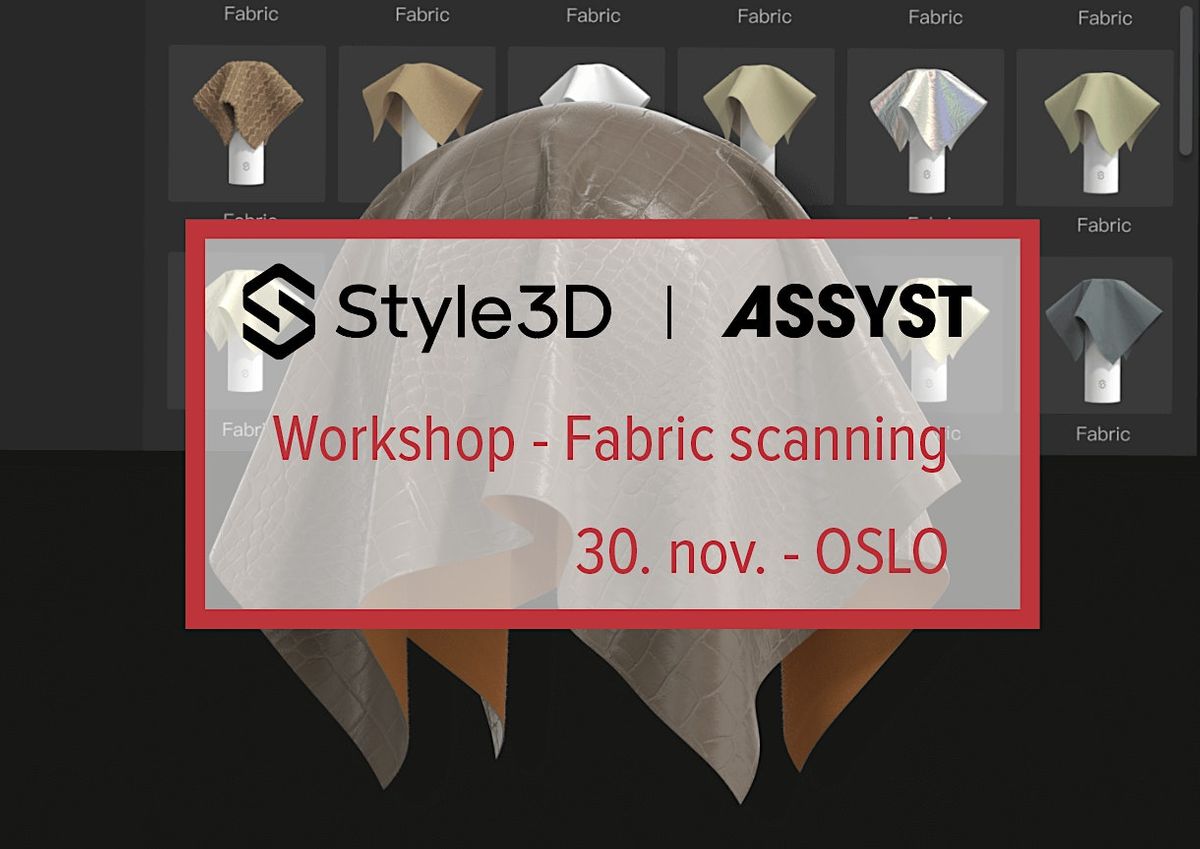 Scan your own fabrics workshop, Amatec AS, Bydel Alna, 30 November 2023 ...