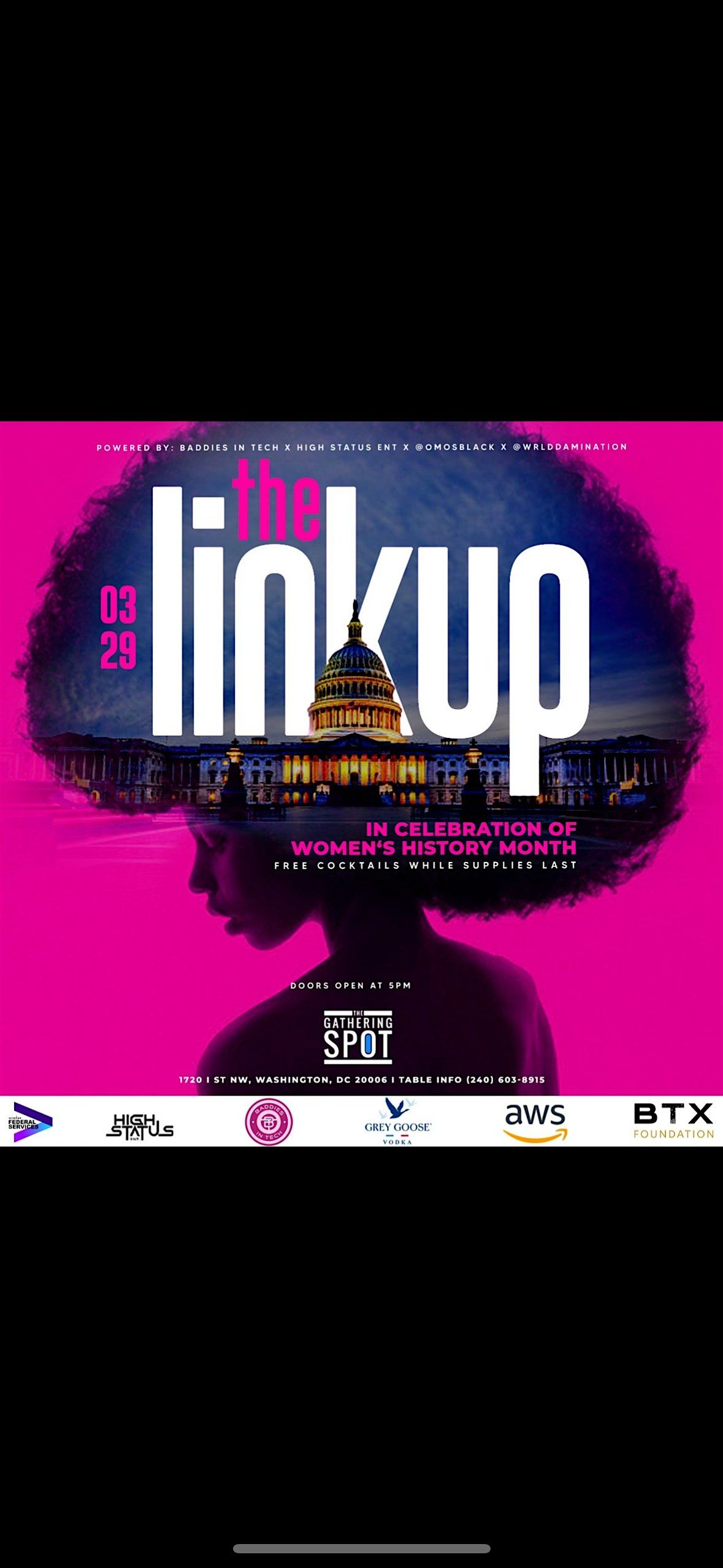 The Link Up: Womens History Month Celebration, The Gathering Spot DC ...