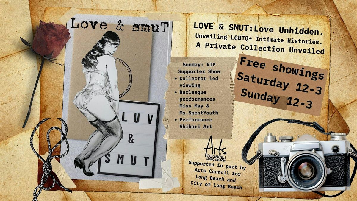 LOVE & SMUT:Love Unhidden. Intimate Histories & Private collection ...