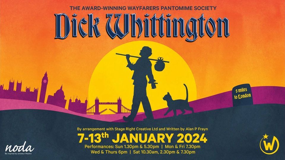 The Wayfarers Present Dick Whittington, Taunton Brewhouse, 7 January ...