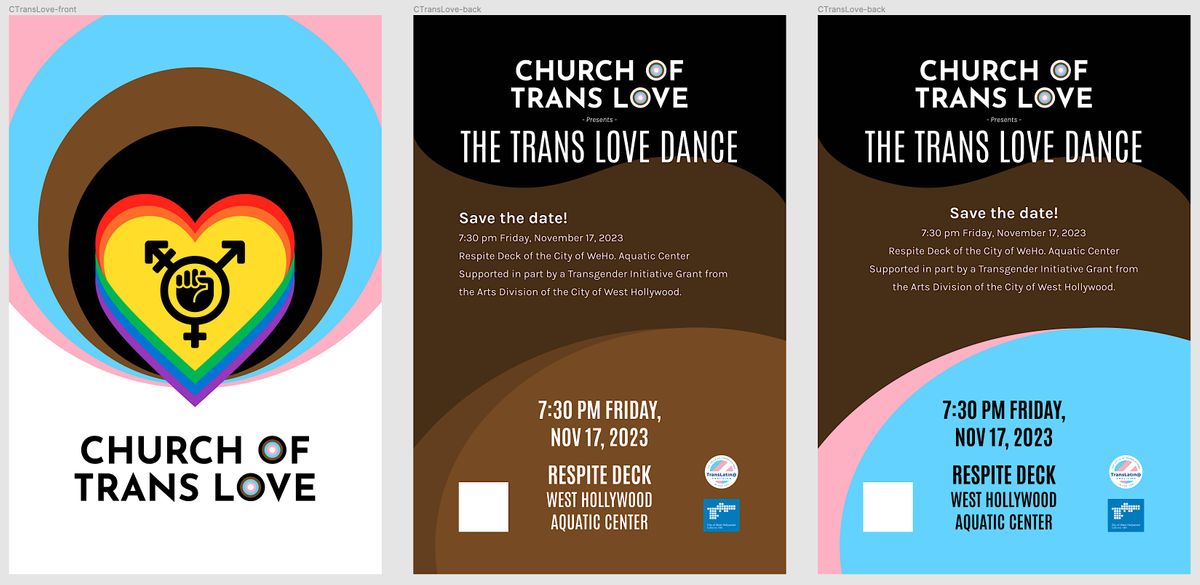 The Church of Trans Love presents the Trans Love Dance, West Hollywood ...