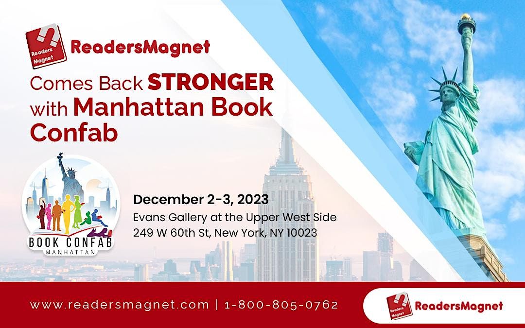 ReadersMagnet Book Confab Manhattan 2023, Evans Gallery, New York, 2 ...