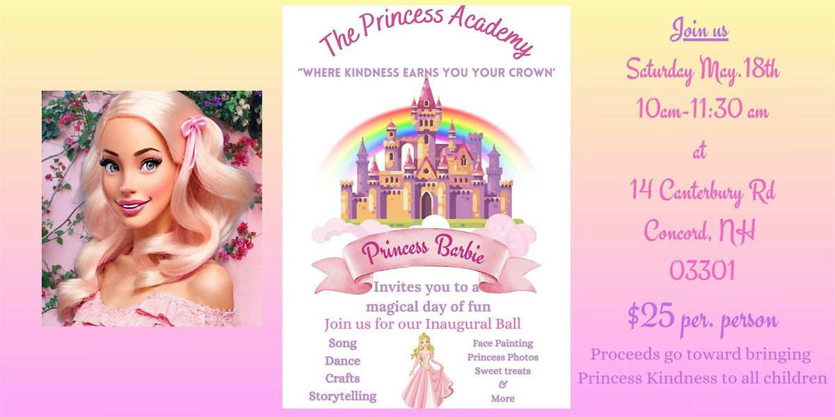 The Princess Academy Inaugural Ball, 14 Canterbury Rd, Concord, 18 May ...