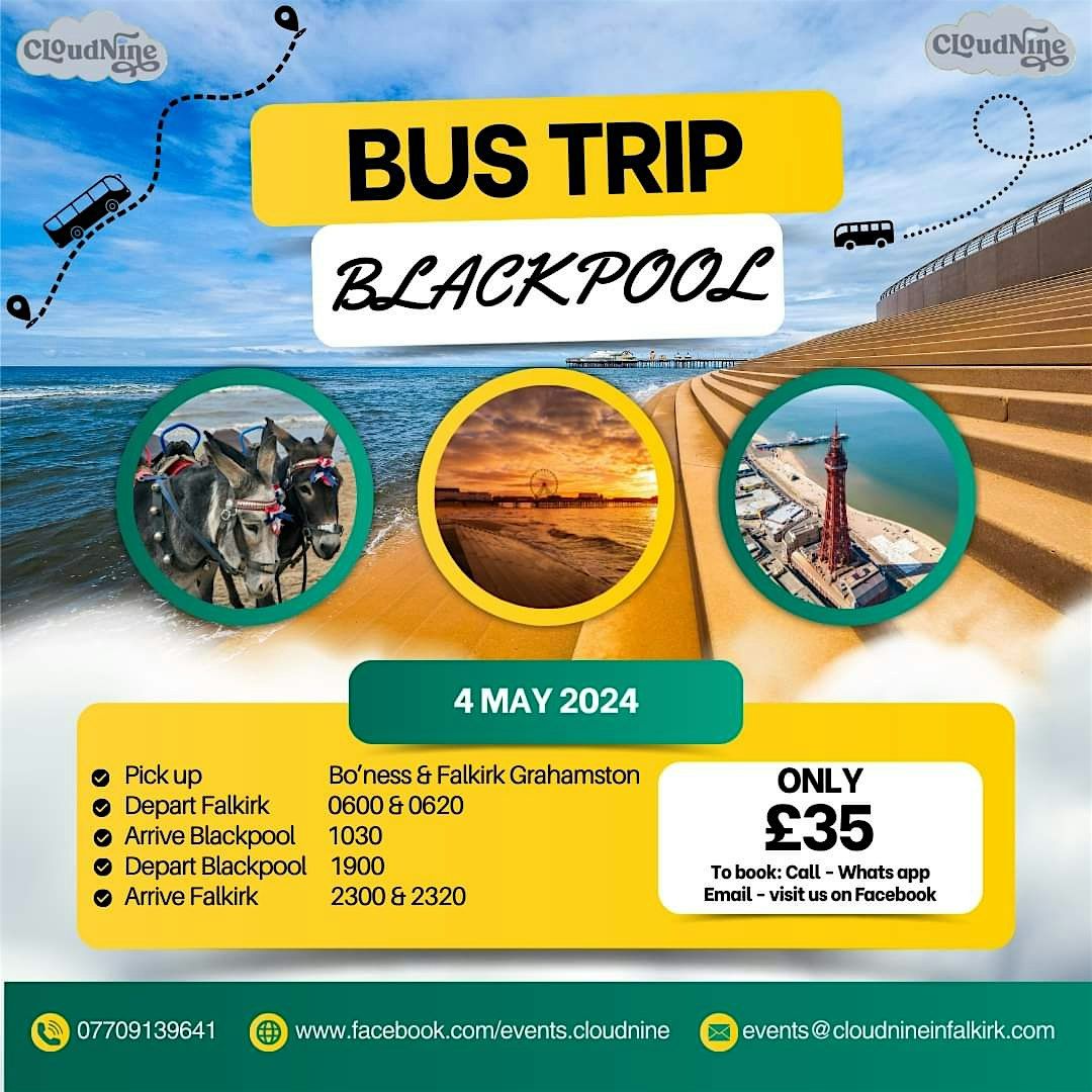Blackpool Bus - day trip, Blackpool Beach, 4 May 2024 | AllEvents