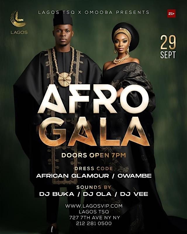 Afro Gala – A Celebration of Nigerian Independence Day, Lagos TSQ, 7th ...