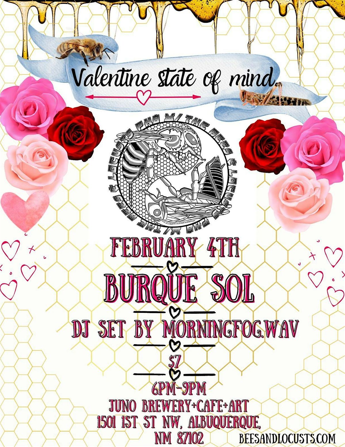Valentine State of Mind Feat. Ph8 with the Bees and Locusts, Burque Sol ...