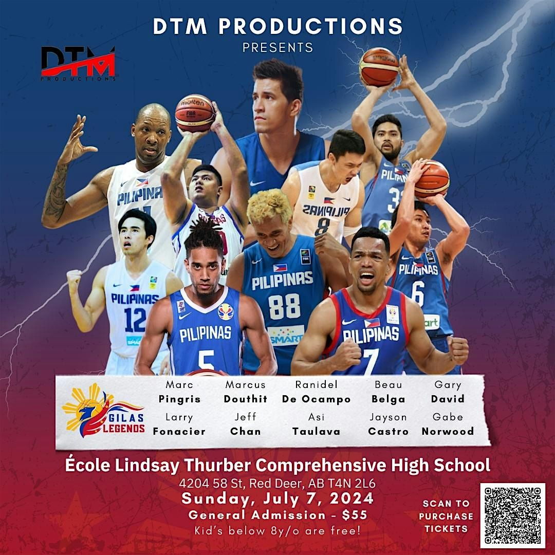 Gilas Legends Canada Tour Red Deer, École Lindsay Thurber Comprehensive ...
