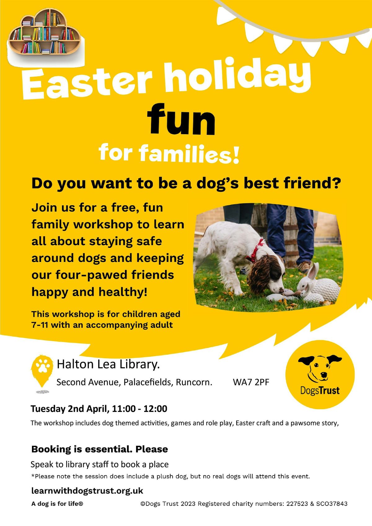 Dog Trust Family Workshop, Ditton Library, Widnes, 4 April 2024 | AllEvents