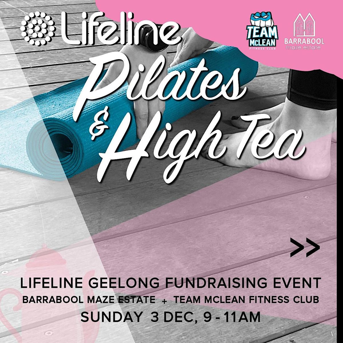 Pilates and High Tea : at the Barrabool Maze Estate with Geelong ...