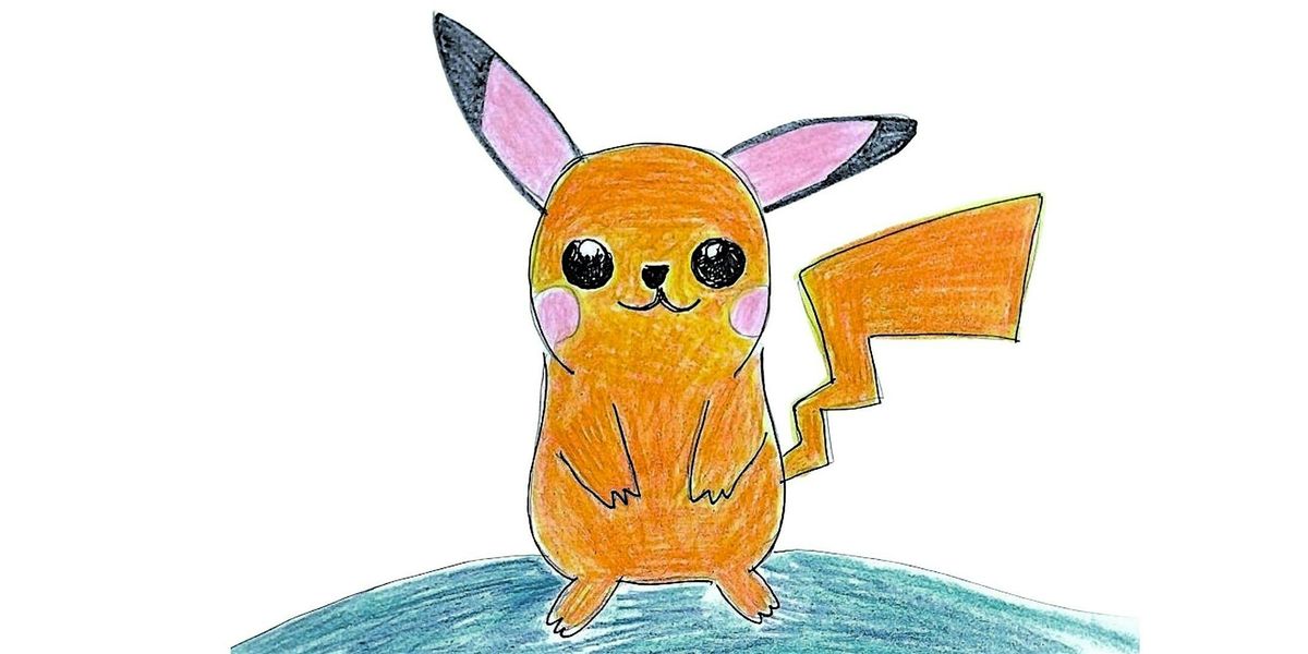 How to Draw Pikachu: Pencil Drawing Class for Kids Ages 5–13 years old ...