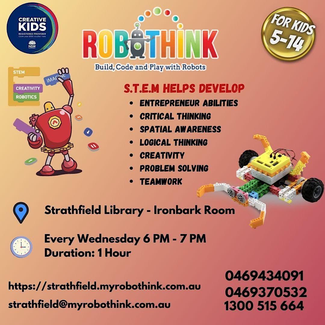 Robotics and Coding Free Trial class, Strathfield Library, Rochester St ...