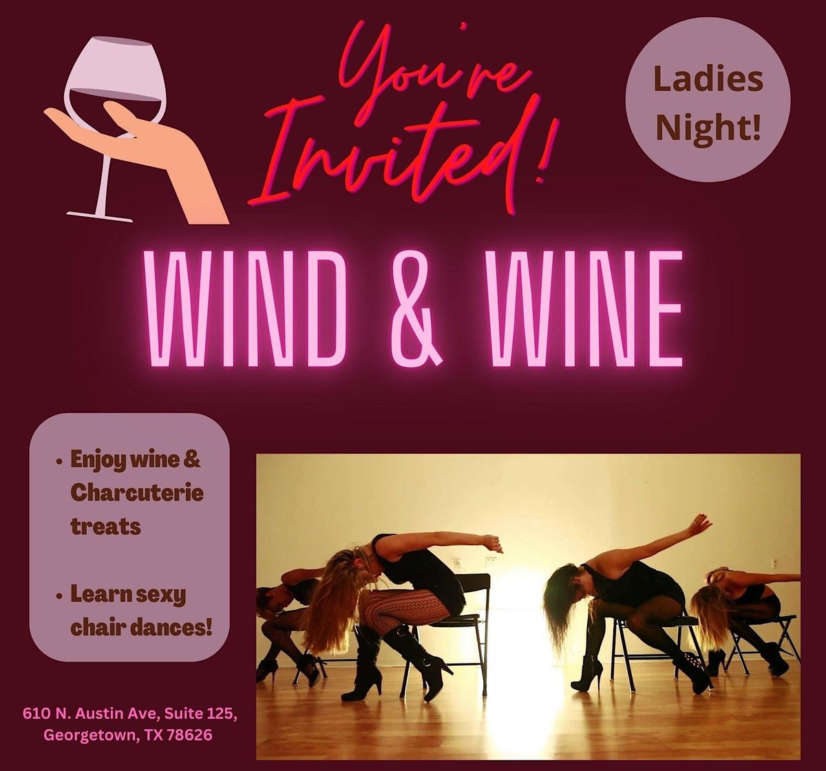 Ladies Night - Chair Dance Class!, NKB Dance & Expressions, Georgetown ...