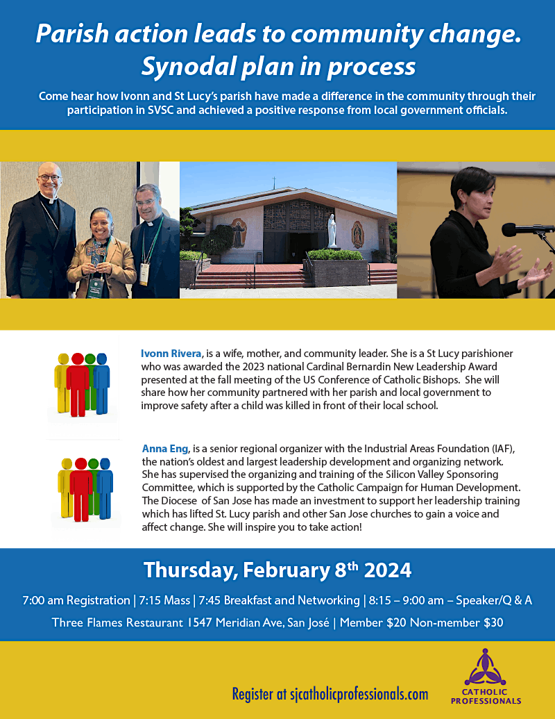 Parish action leads to community change. Synodal plan in process, The ...