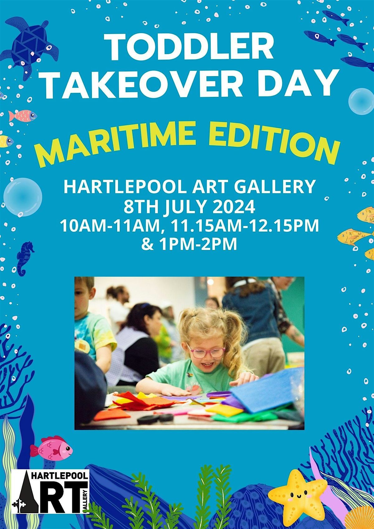Toddler Takeover Day - Maritime Edition - 10am, Hartlepool Art Gallery ...
