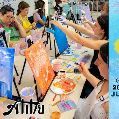 Expressive Paint & Sip with Local Artist Clarise Fearn, Atithi Studios ...