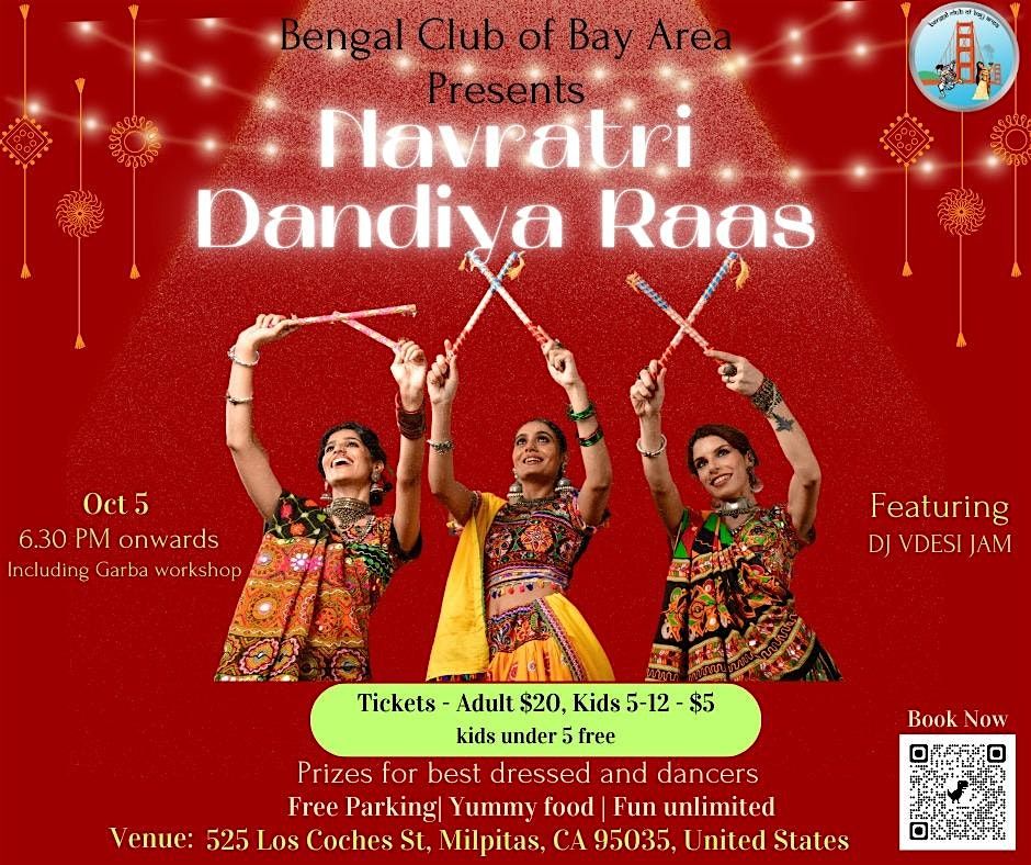 Navratri Dandiya Raas, India Community Center, Milpitas, 5 October 2024 ...