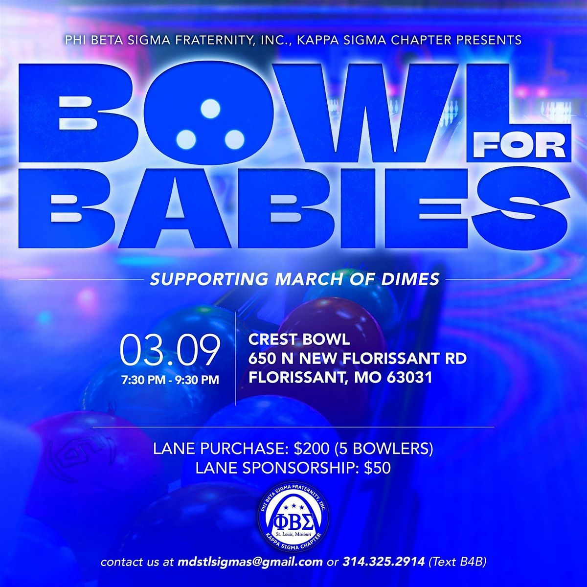 Bowl For Babies 2024, Crest Bowl, Florissant, 9 March 2024 | AllEvents