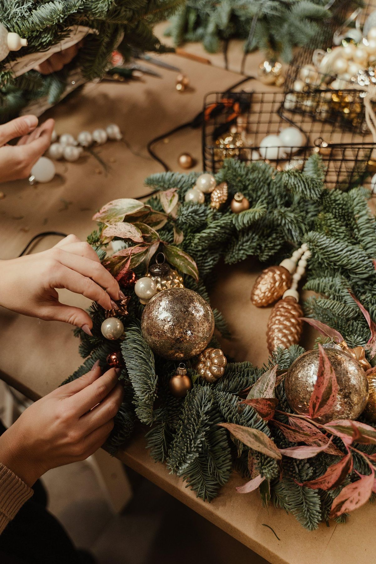 Christmas Decorations Workshop - Christmas Wreath Afternoon Session ...